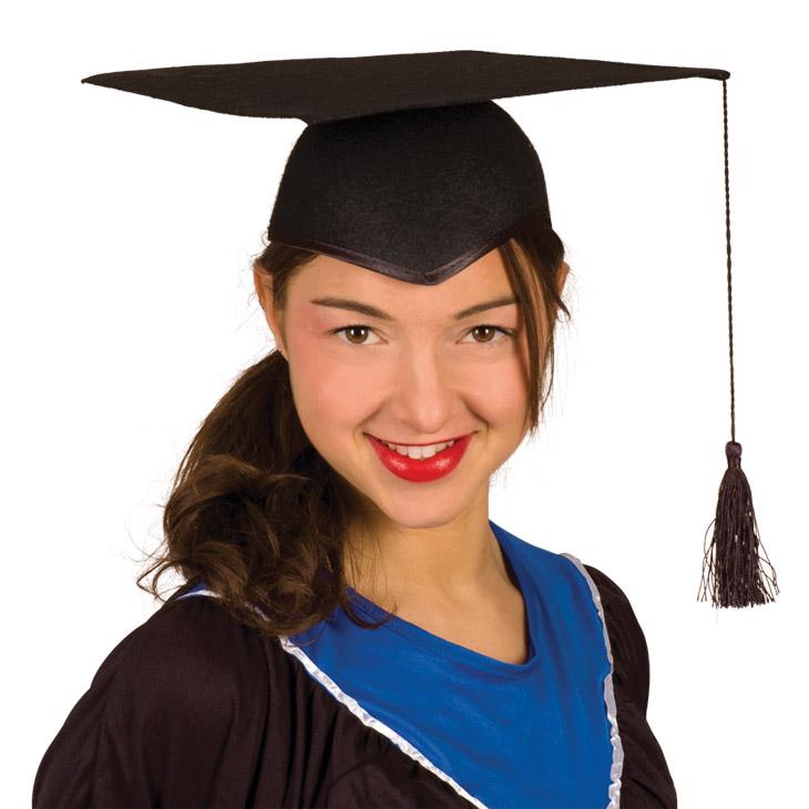 Chapeau noir "Diplômé" à prix minis sur decoagogo.fr