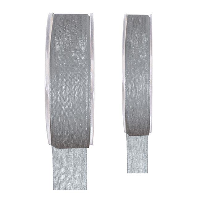 Ruban de déco Organdi unicolore - gris-15 mm à prix minis sur decoagogo ...