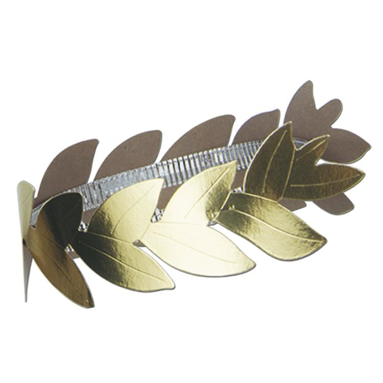Couronne de laurier dorée César à prix minis sur decoagogo.fr