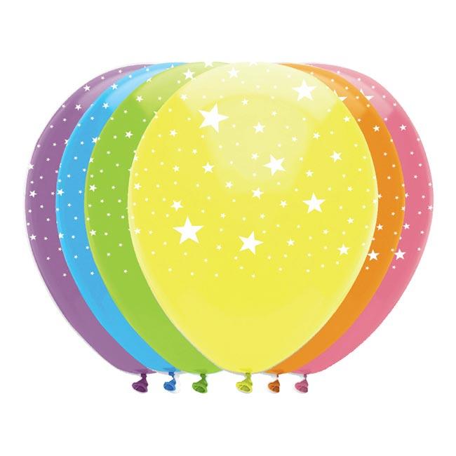 Ballons de baudruche "Mer d'étoiles" 6 pcs. à prix minis sur decoagogo.fr