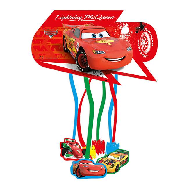 Piñata "Course folle - Cars" 30 cm à prix minis sur decoagogo.fr
